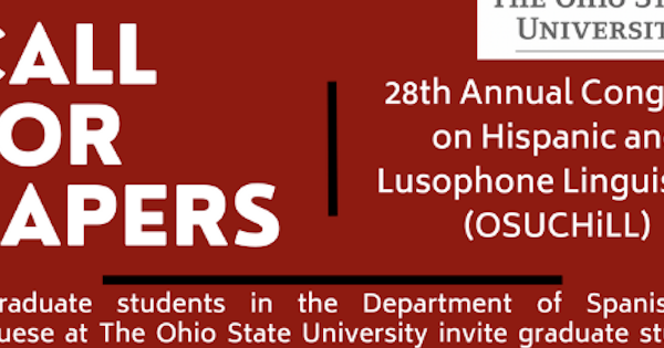 OSU Congress on Hispanic and Lusophone Linguistics Symposium | Spanish ...